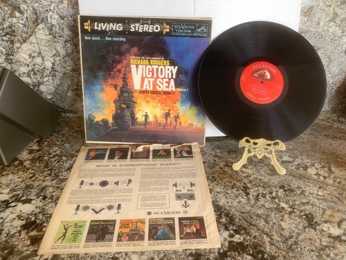 VICTORY AT SEA VOL 1 RICHARD RODGERS VINYL LP ALBUM 1959 RCA VICTOR LSC ...