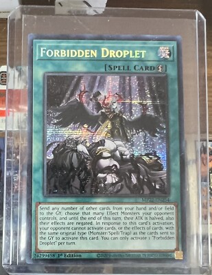 Yu-Gi-Oh! Forbidden Droplet MP22-EN254 Prismatic Secret Rare | eBay