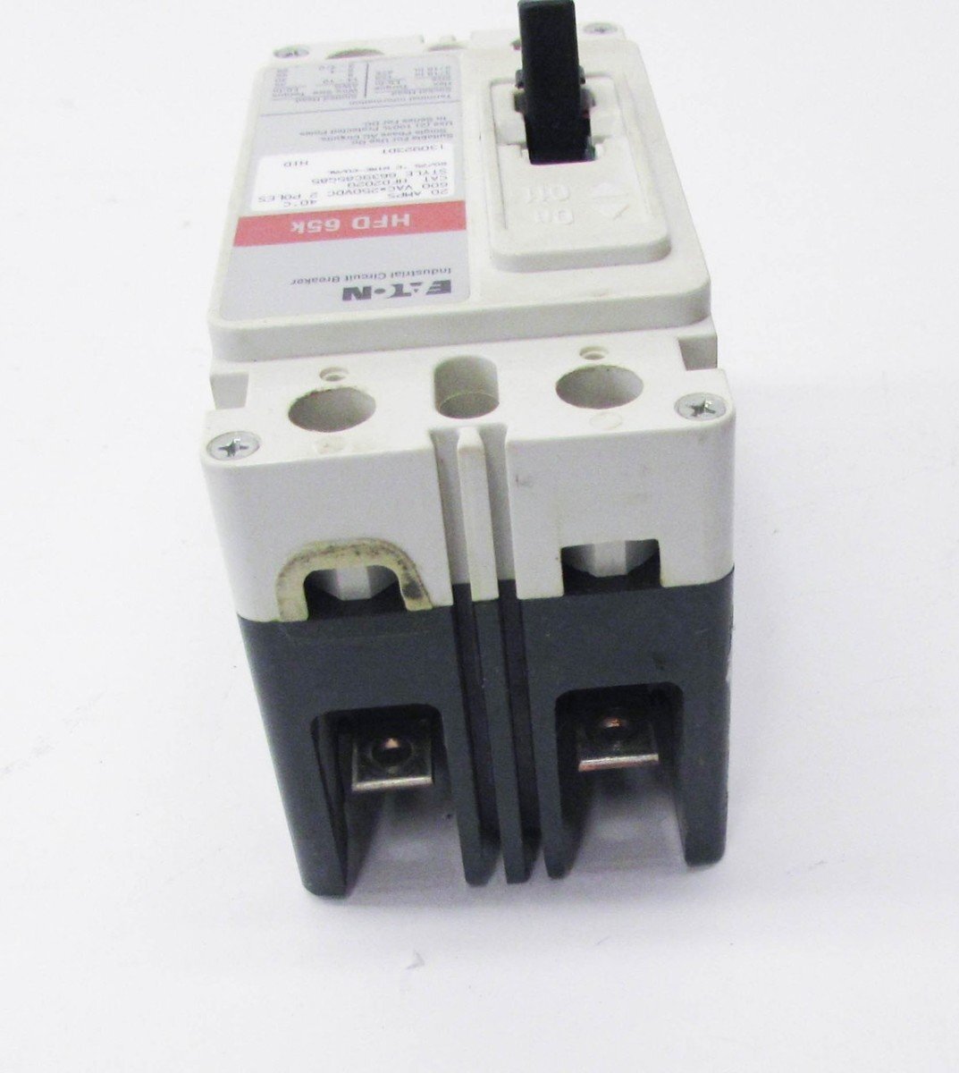 Eaton HFD2020 Circuit Breaker,20A,2P,600VAC,HFD 786679175378 | eBay