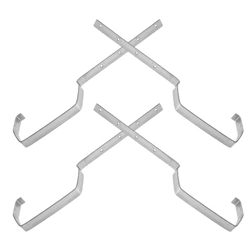 4 Pcs Gutter Bracket Brackets Rain Accessories Holder Fixed | eBay