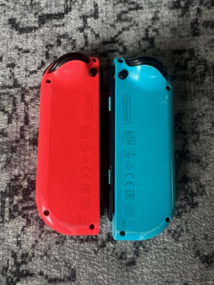 Nintendo Switch Joy-Cons - Neon Blue/Neon Red L&R Controller - Read ...