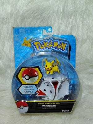 Pokemon Throw 'N' Pop Pokeball Pops Open Pikachu & Poke Ball New in ...