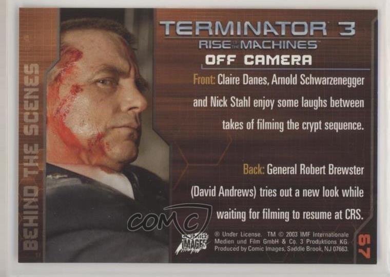 2003 Terminator 3: Rise of the Machines Behind Scenes Off Camera #67 ...
