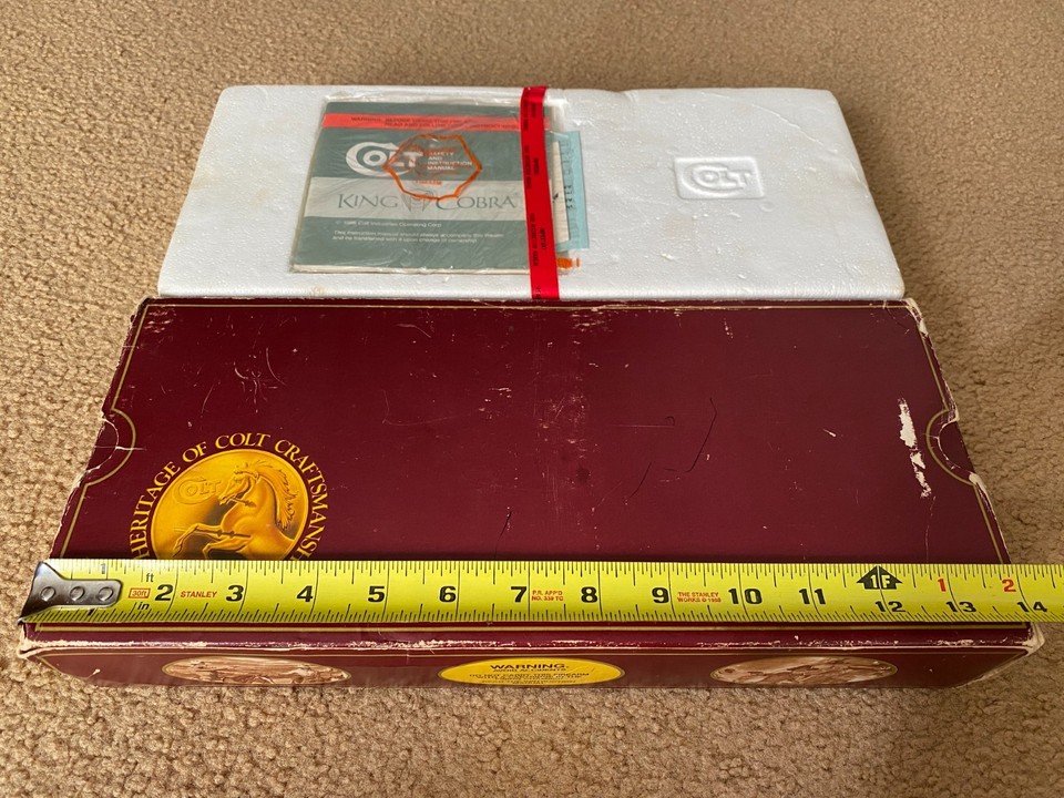 VINTAGE COLT KING COBRA BOX | eBay
