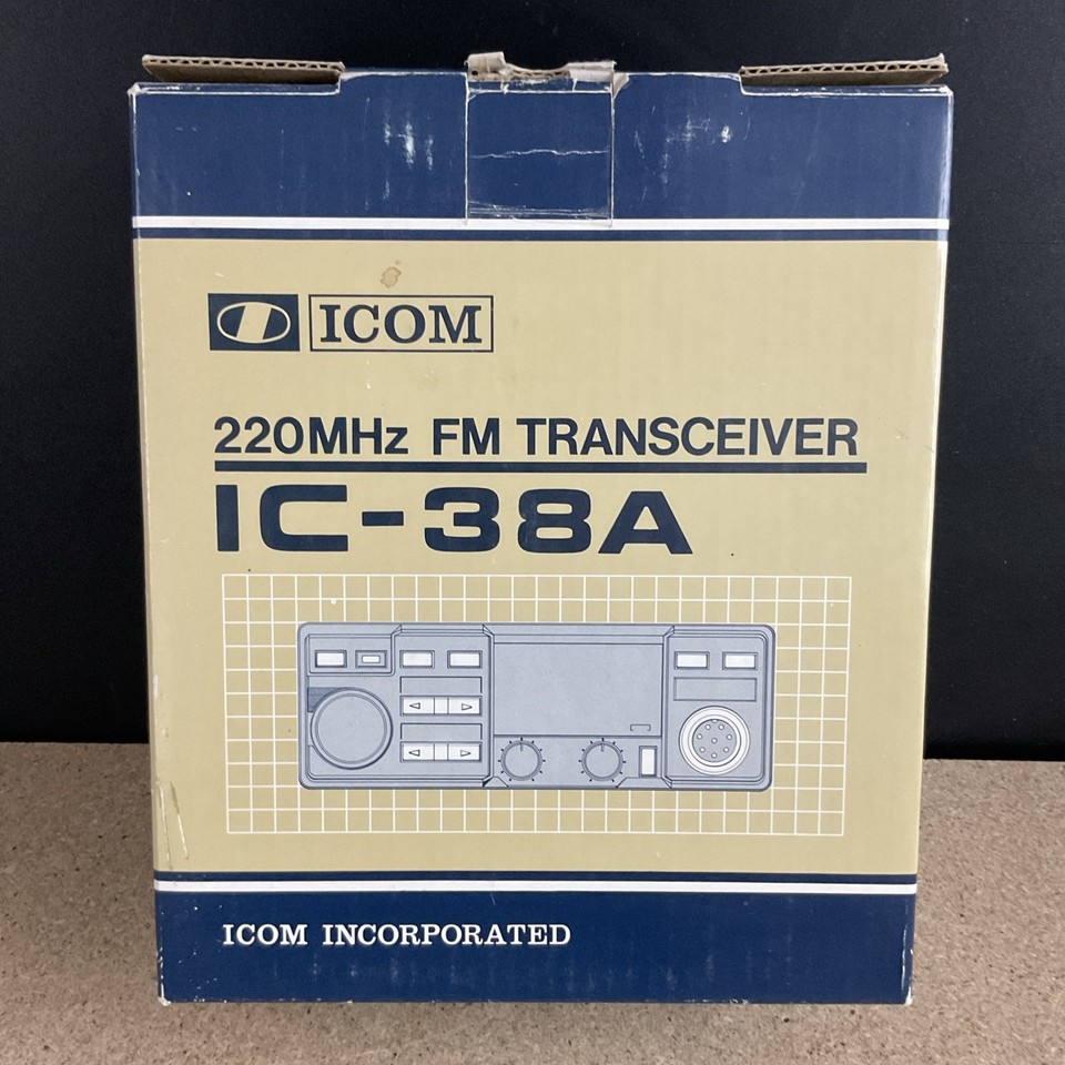 ICOM IC-38A 220MHz FM Transceiver Box Only | eBay