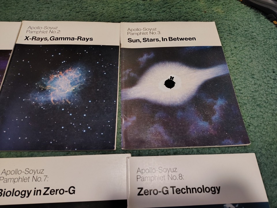 NASA Apollo Soyuz Pamphlets, Space Shuttle, Marshall Space Flight ...