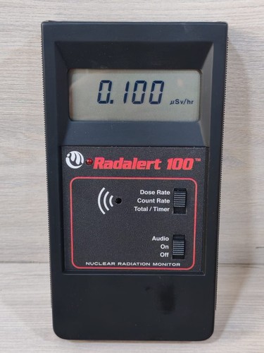 INTERNATIONAL MEDCOM RADALERT 100 R100X NUCLEAR RADIATION MONITOR- NEW ...