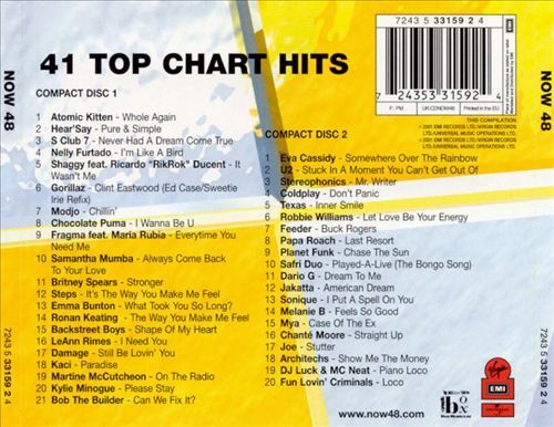 VARIOUS ARTISTS NOW THAT'S WHAT I CALL MUSIC! 48 [UK] NEW CD | eBay