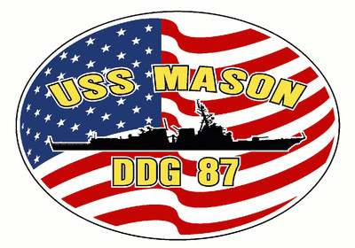 USS MASON DDG 87 Oval Decal / Sticker Military USN U S Navy S07 | eBay