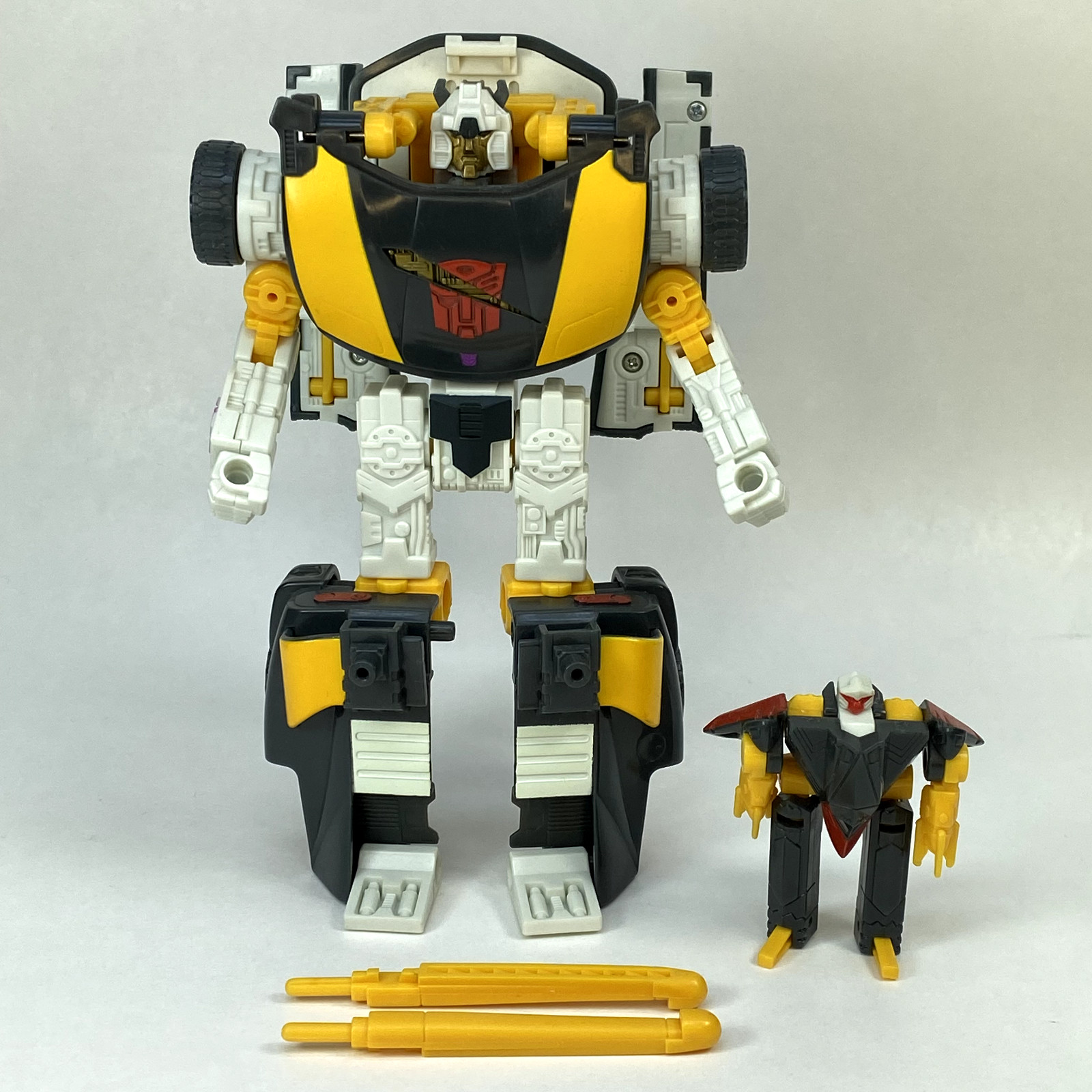 Transformers Armada Super-con Wheeljack And Mini-con Wind Sheer Complete