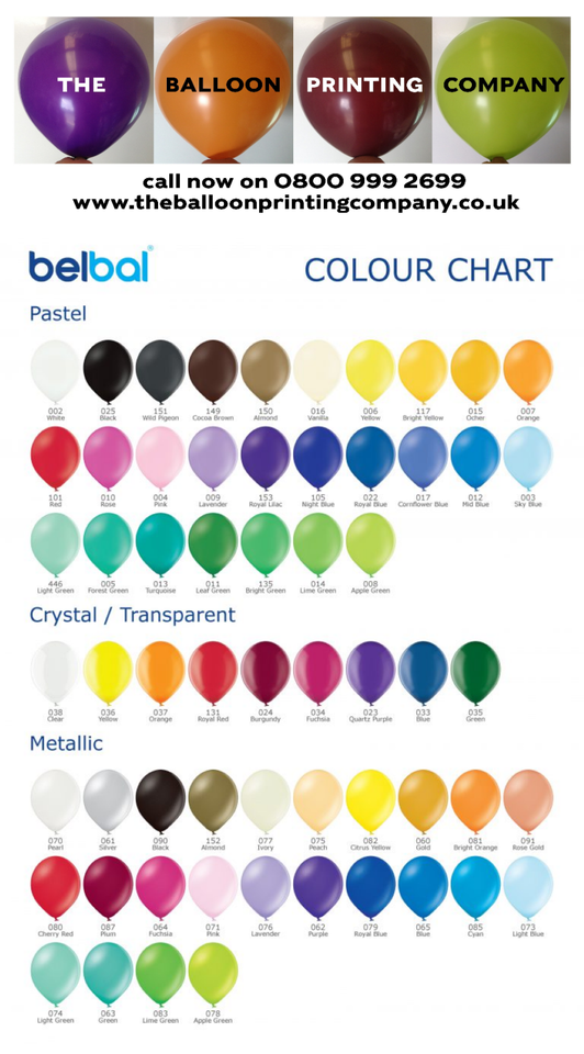 Custom 2ft Personalised Printed Helium Latex Balloon Decoration Large ...