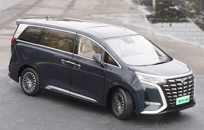 Original Factory BYD Denza D9 MPV Dark Blue Alloy 1/18 Scale Model Car ...