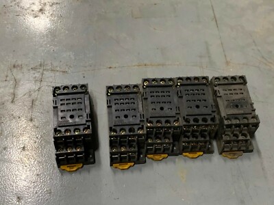 Omron Relay Socket 4 Pin 4 Pole 3A 250VAC P/N PYF14A-E- Lot of 5 | eBay