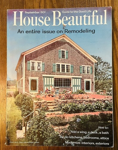 House Beautiful Magazine September 1963 Vol 105 No 9 | eBay