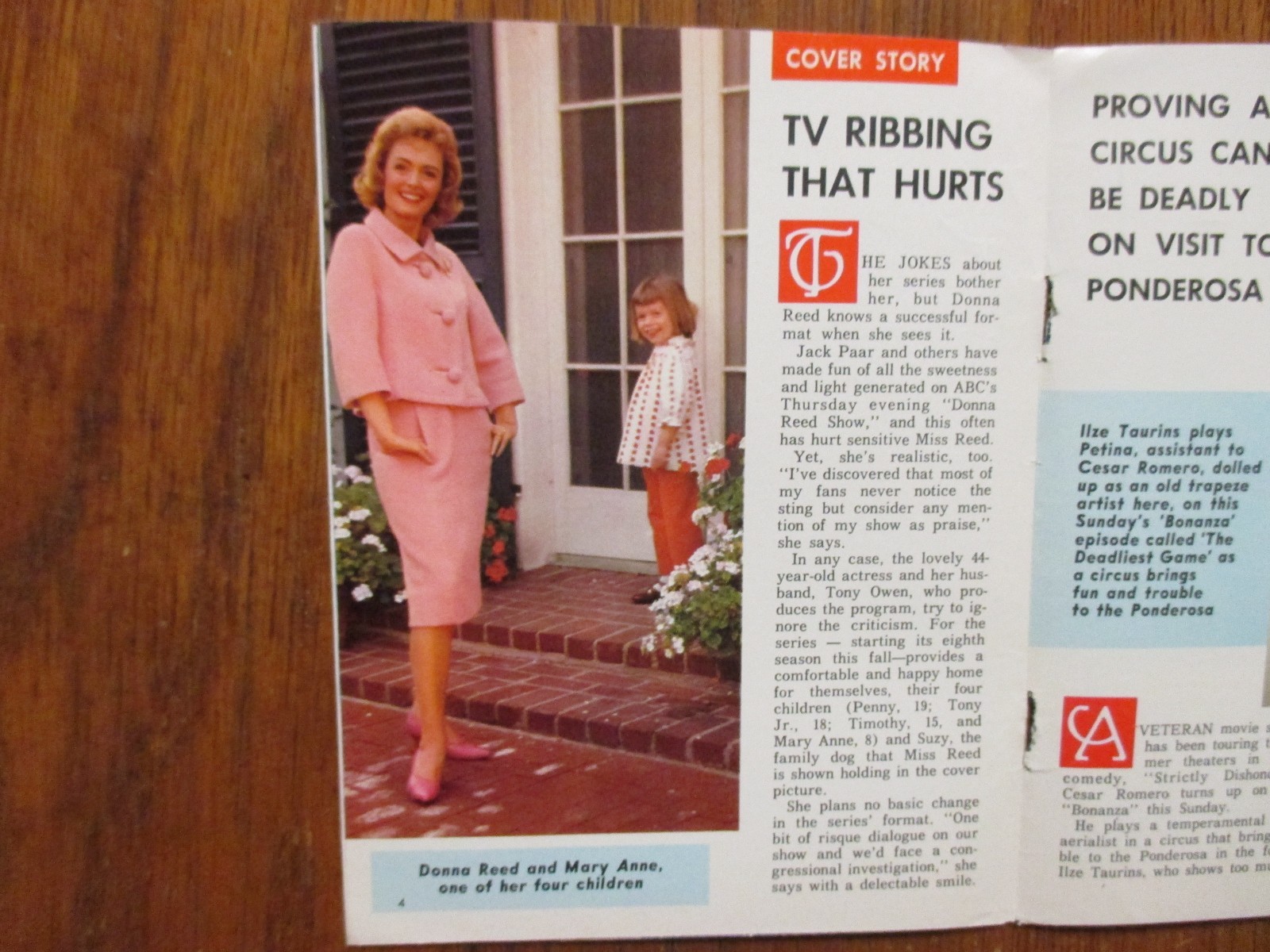 July 25, 1965 Detroit News TV Mag(CAROL FAYLEN/DONNA REED/ILZE TAURINS ...