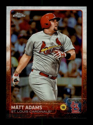 2015 Topps Chrome #10 Matt Adams St. Louis Cardinals | eBay