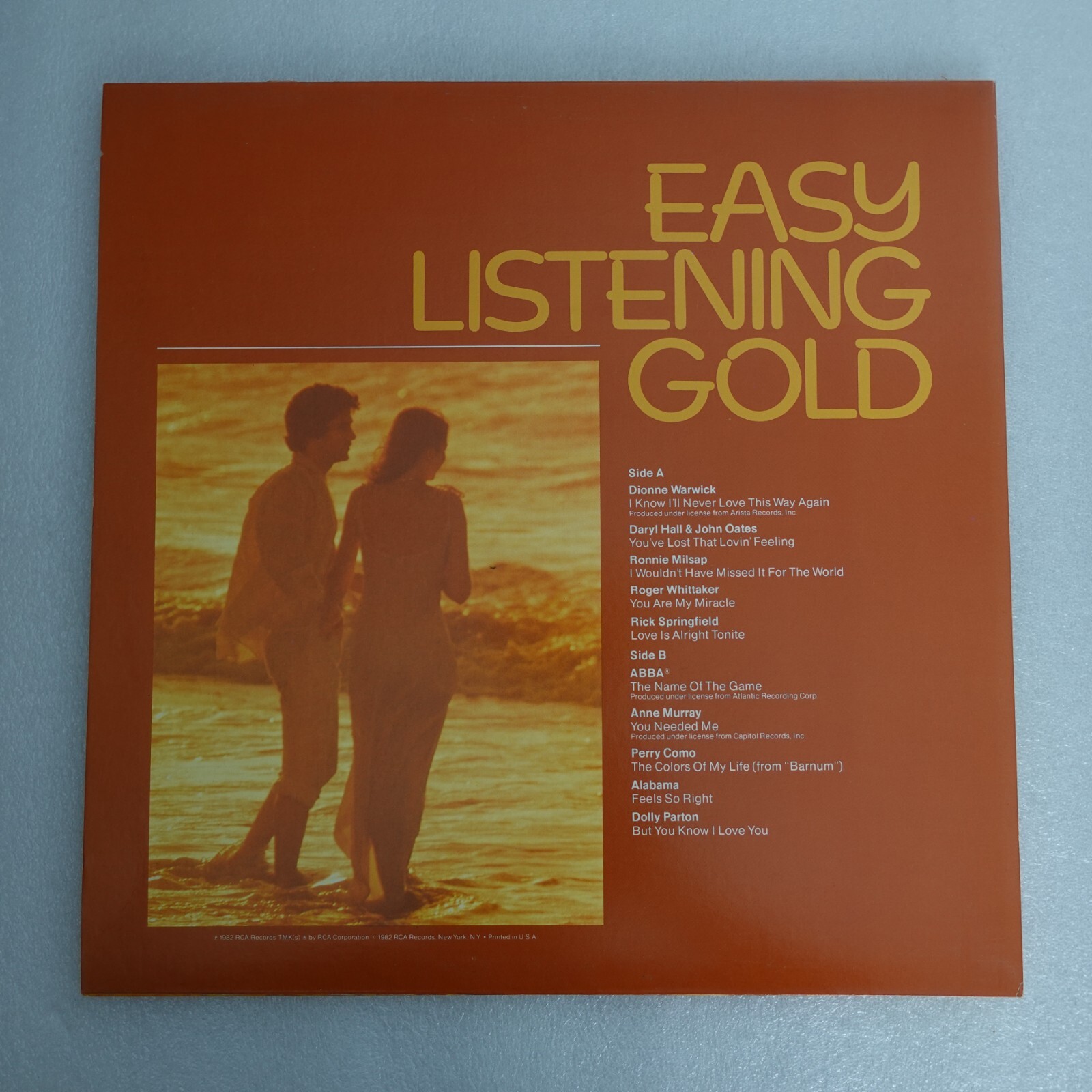 Various Artists Easy Listening Gold Compilation LP Vinyl Record Album ...