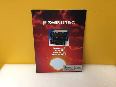 Power Ten Inc Programmable AC to DC Power Supplies 600 W to 30kW ...