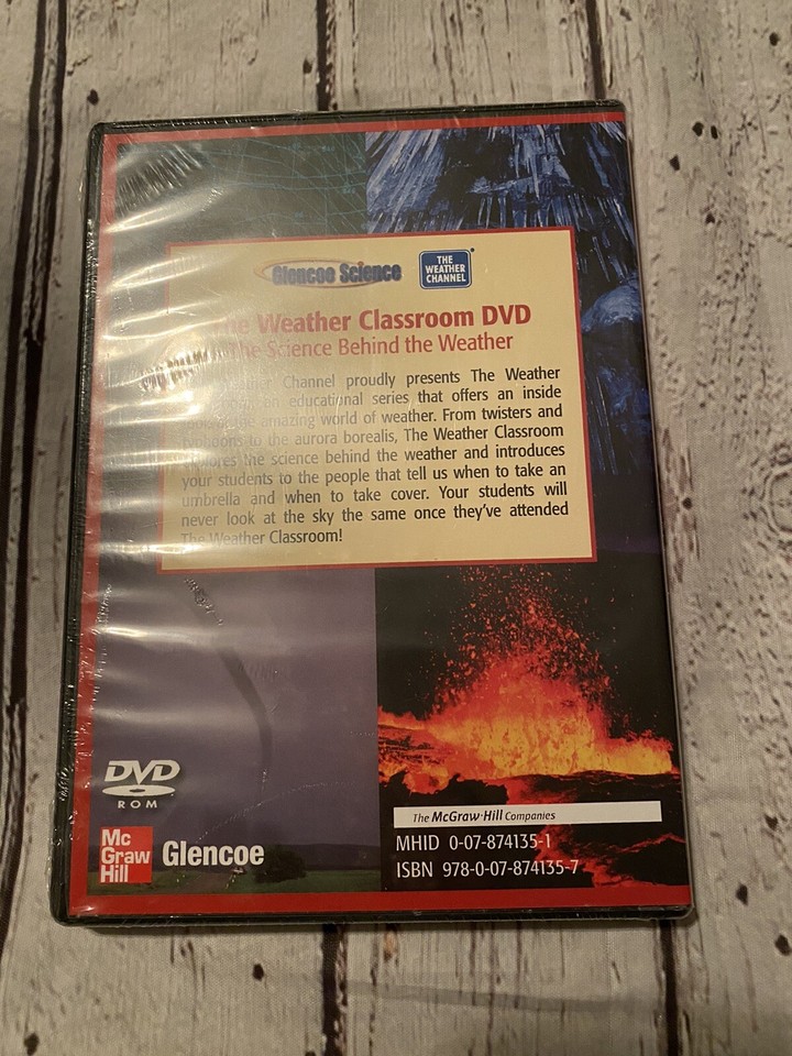 THE WEATHER CLASSROOM DVD (The Science Behind the Weather) Glencoe ...