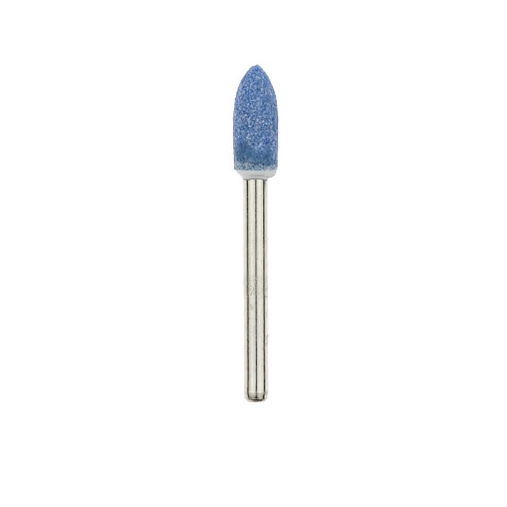 10Pcs 5mm Blue 1/8'' Shank Abrasive Grinding Stone Wheel For Dremel ...