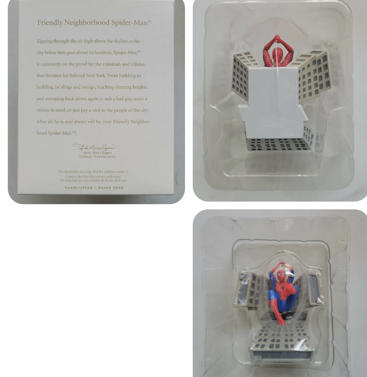 HALLMARK KEEPSAKE MARVEL SPIDER-MAN ORNAMENT FRIENDLY NEIGHBORHOOD ...