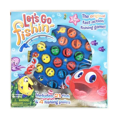 Pressman Boardgame Let's Go Fishin' Game Box VG+/EX | eBay