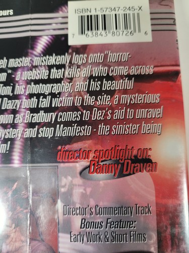 Hell Asylum and Horror Vision 2 DVD Lot Autographed by Director Danny ...