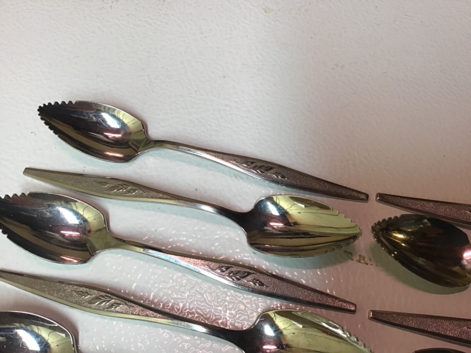 Vintage Set of 12 Oneida Community WOODMERE Stainless Serrated ...