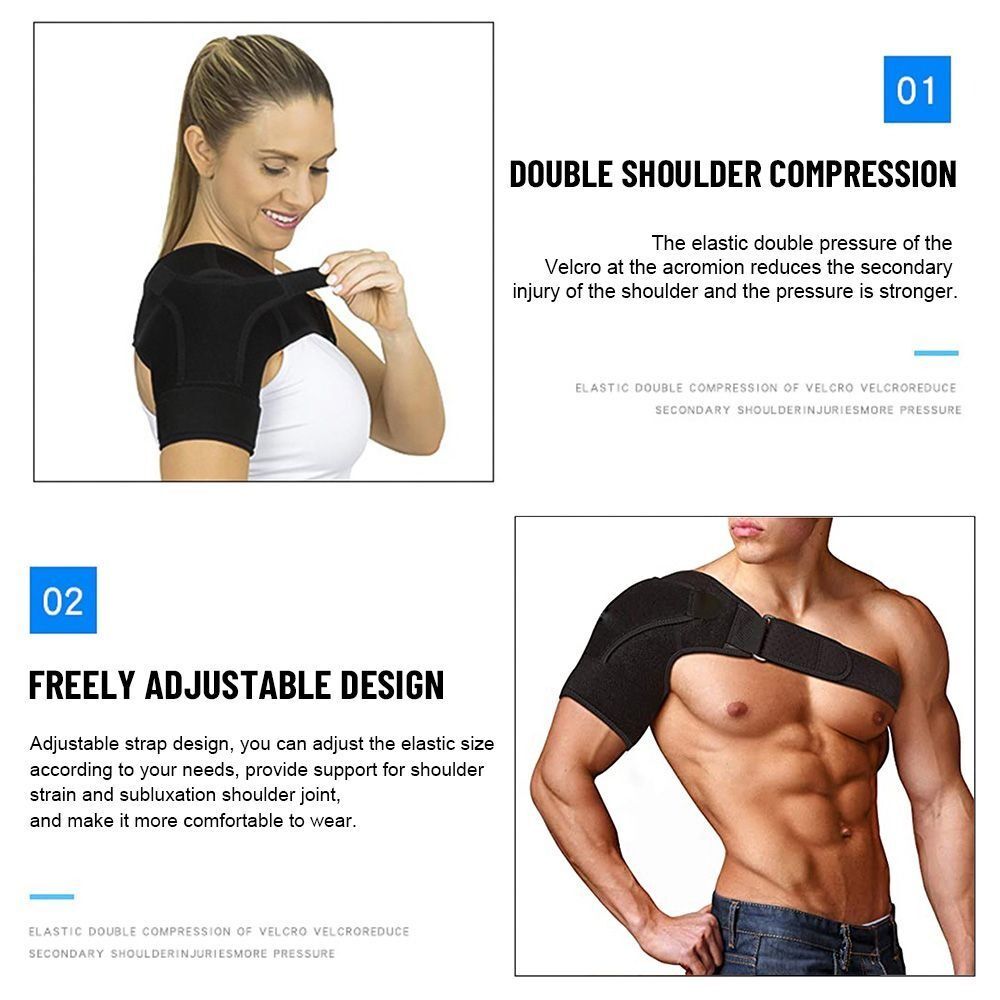 Breathable Shoulder Strap Shoulder Brace Compression Shoulders Shoulder ...