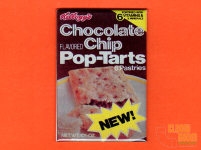 Vintage Pop Tarts Chocolate Chip box art 2x3" fridge/locker magnet ...