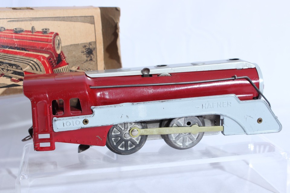 Hafner 1010 Wind up Streamline locomotive train railroad - No key | eBay