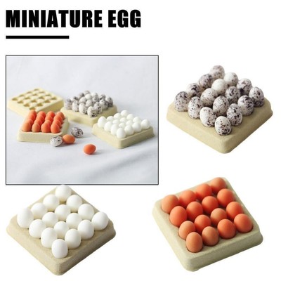 Kitchen Room Decor Dollhouse Egg Tray Mini Egg Tray Miniature Egg | eBay
