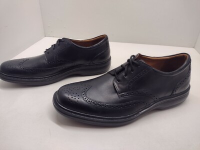 Dr Comfort Wing Wingtips Black Leather Men's Size 10.5 M | eBay