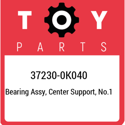 37230-0K040 Toyota Bearing assy, center support, no.1 372300K040, New ...