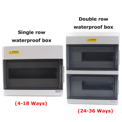 4 - 36 Ways Plastic Distribution Box Switch Box Junction Box For ...