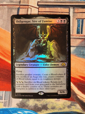 Shilgengar, Sire of Famine 0109 Foil Rare Modern Horizons 3 Magic ...
