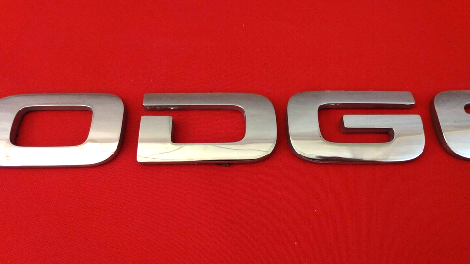 02-08 DODGE RAM 1500 2500 3500 REAR GATE EMBLEM LOGO BADGE CHROME ...