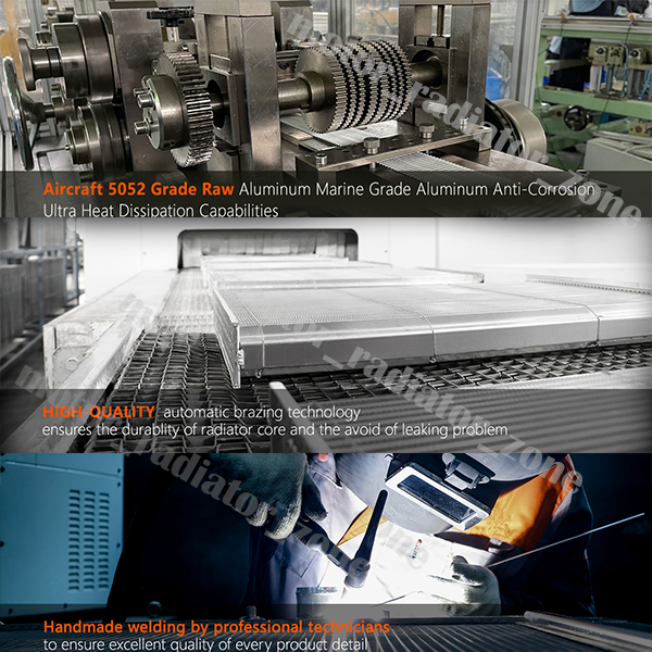 Aluminum Radiator For 1984-1997 BMW K1 K75 K100 K1100 LT RS RT1464568 ...