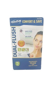 Hydro Flush Dual-Flush Quick/Full Conserve Water Low Flow/Standard ...