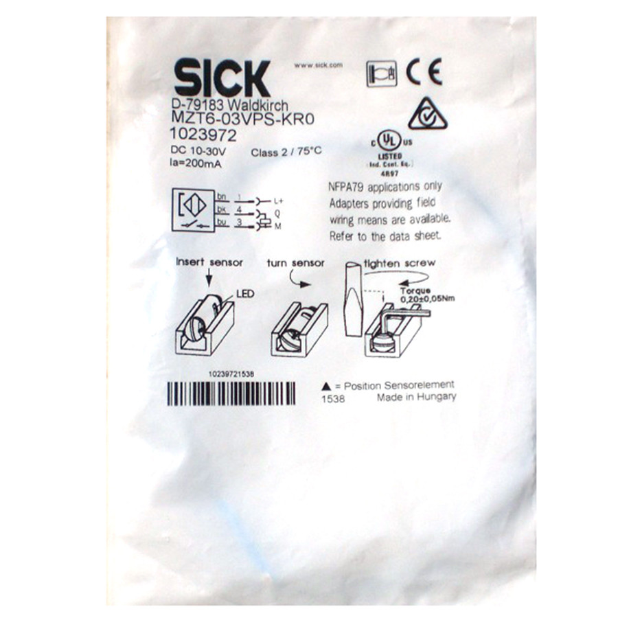 SICK Mzt6-03vps-kr0 Zylindersensor Magnetic 1023972 Sensor for sale ...