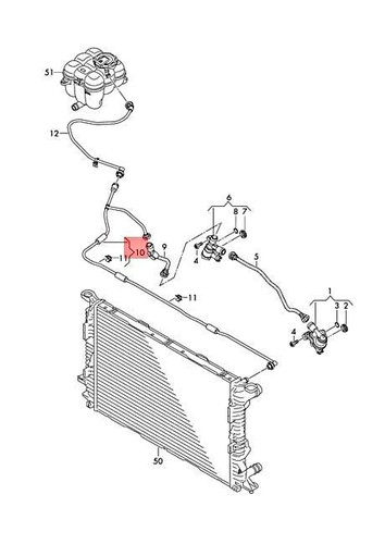 AUDI VW AUDI Q8 Q7 TOUAREG 4MB 4MG 4MN CR7 COOLANT PIPE 057121064J NO🇺🇸 ...