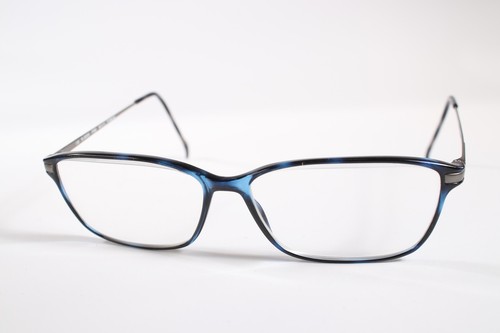 Stepper Eyeglasses SI-30059 Unisex Blue Full Rim Titanium Glasses ...