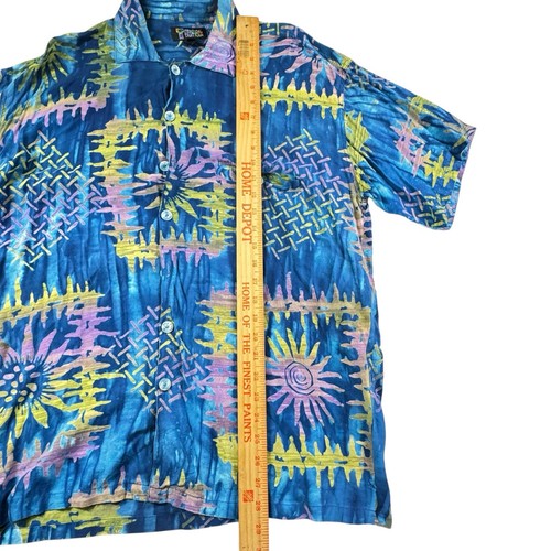 Tropical Tantrum Shirt Mens Medium 80s 90s Vintage Pop Culture Hawaiian ...