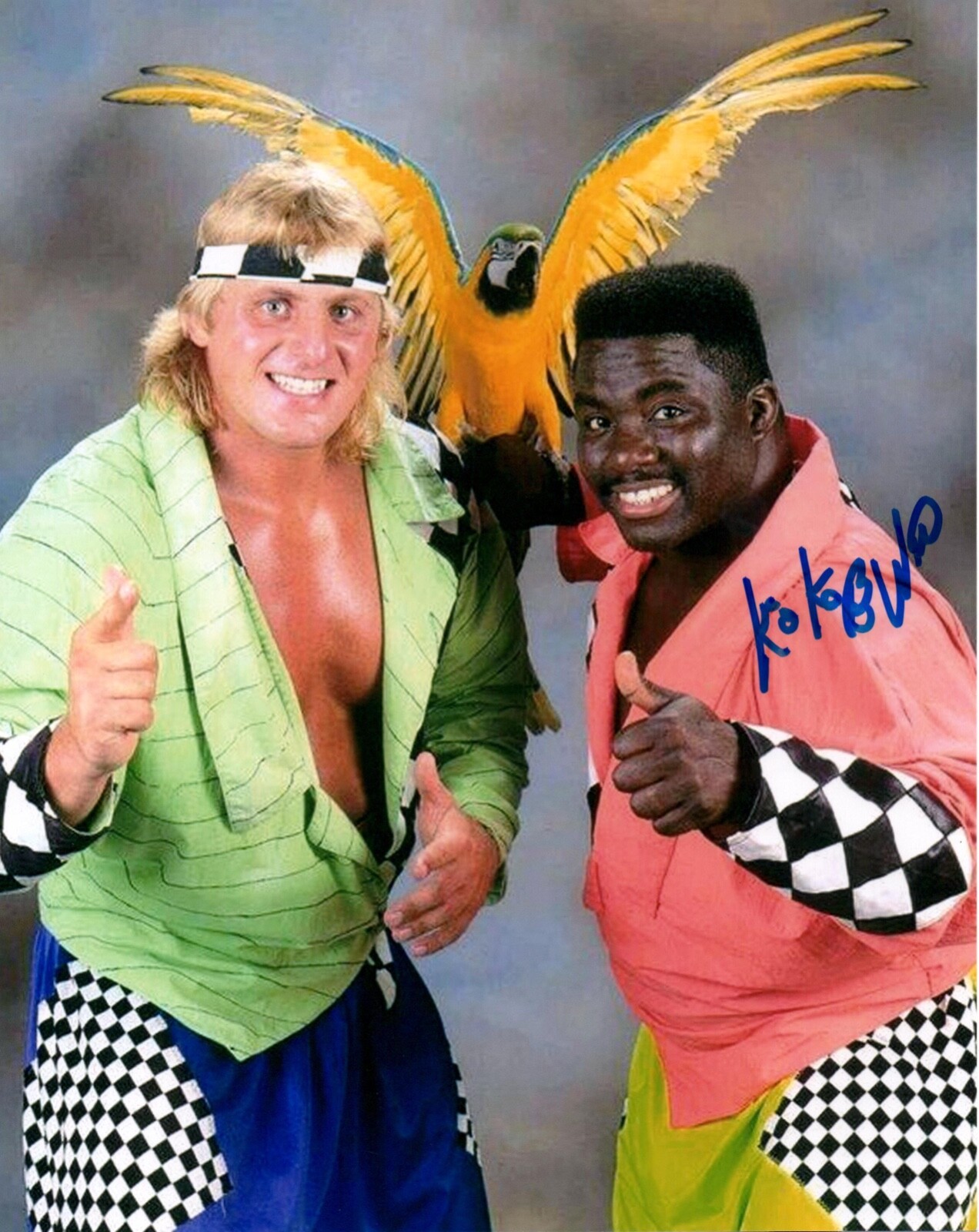 Koko B Ware Signed 8x10 WWF Wrestling Promo Photo Wrestler WWE HOF 1 ...