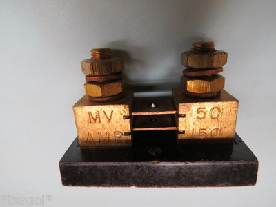 Westinghouse Aircraft Shunt 150 Amp 50MV New surplus | eBay