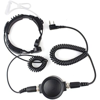 FBI Throat Mic Microphone Covert Acoustic Tube Earpiece Headset for ...