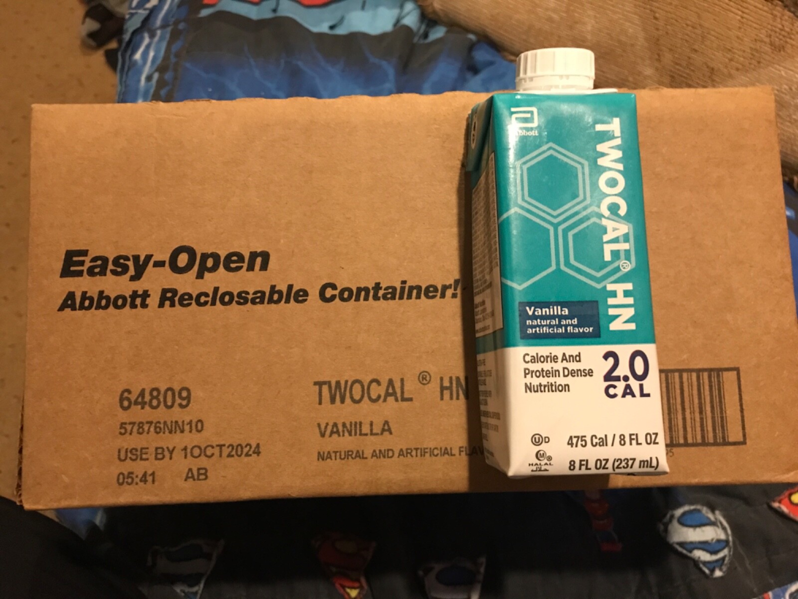 Twocal HN Vanilla Oral Supplement / Tube Feeding Formula, Case of 24 ...