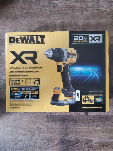 DEWALT DCD800D1E1 20V Brushless Cordless 1/2" Drill/Driver Kit | eBay