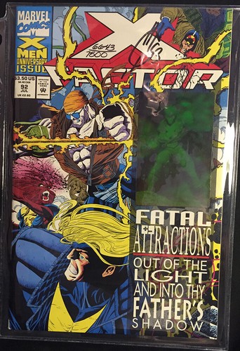 X-FACTOR #92 S&N (6643/7500) SIGNED JOE QUESADA DYNAMIC FORCES - MARVEL ...