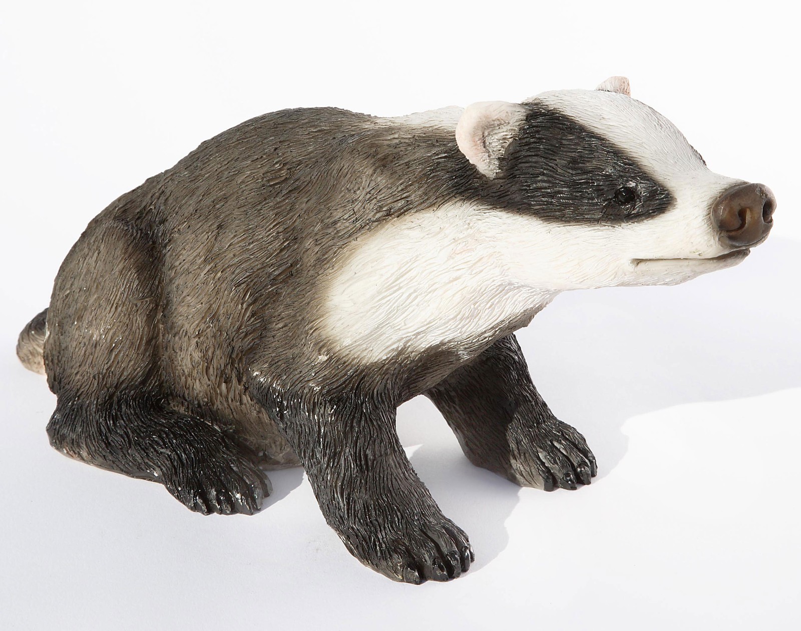 Badger Garden Ornament Statue Sculpture Outdoor Resin Woodland Wildlife ...